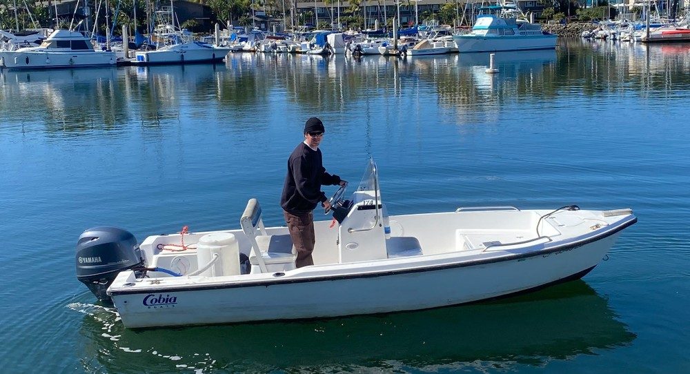 17′ Cobia Fishing Boat Rental | Action Sports Rentals, San Diego, CA
